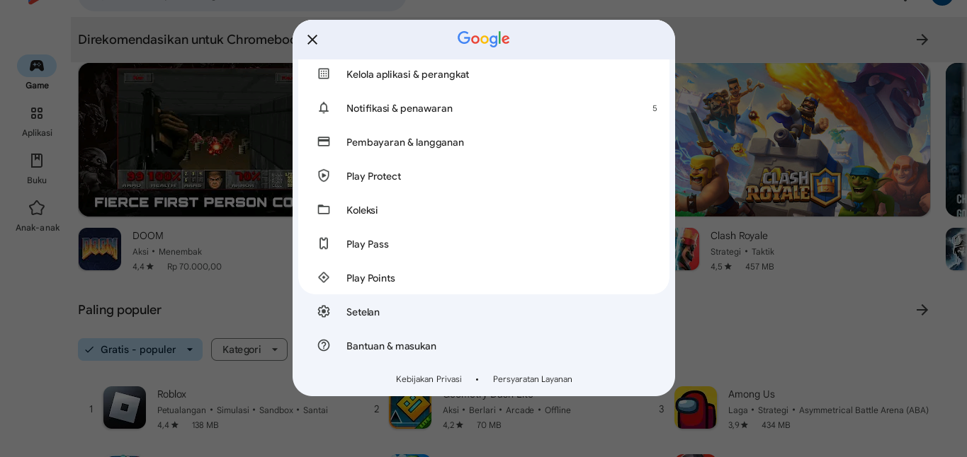 Cara Menghapus Riwayat Pencarian di Play Store